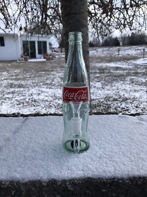 Coca-Cola Mexican Bottle Bong Water Pipe Bubbler L Stem Glass Downstem ...