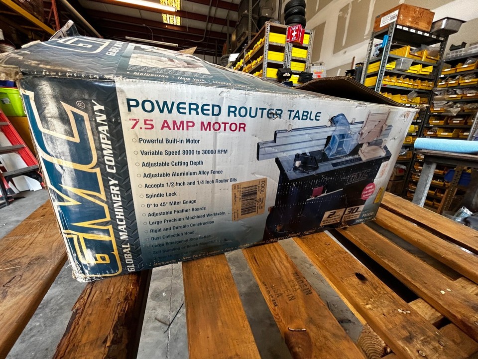 Powered Router Table 7.5 AMP MOTOR | eBay