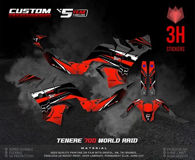 Fit:Yamaha Tenere T700 World Raid 2018-2022 Graphics Decals Stickers ...