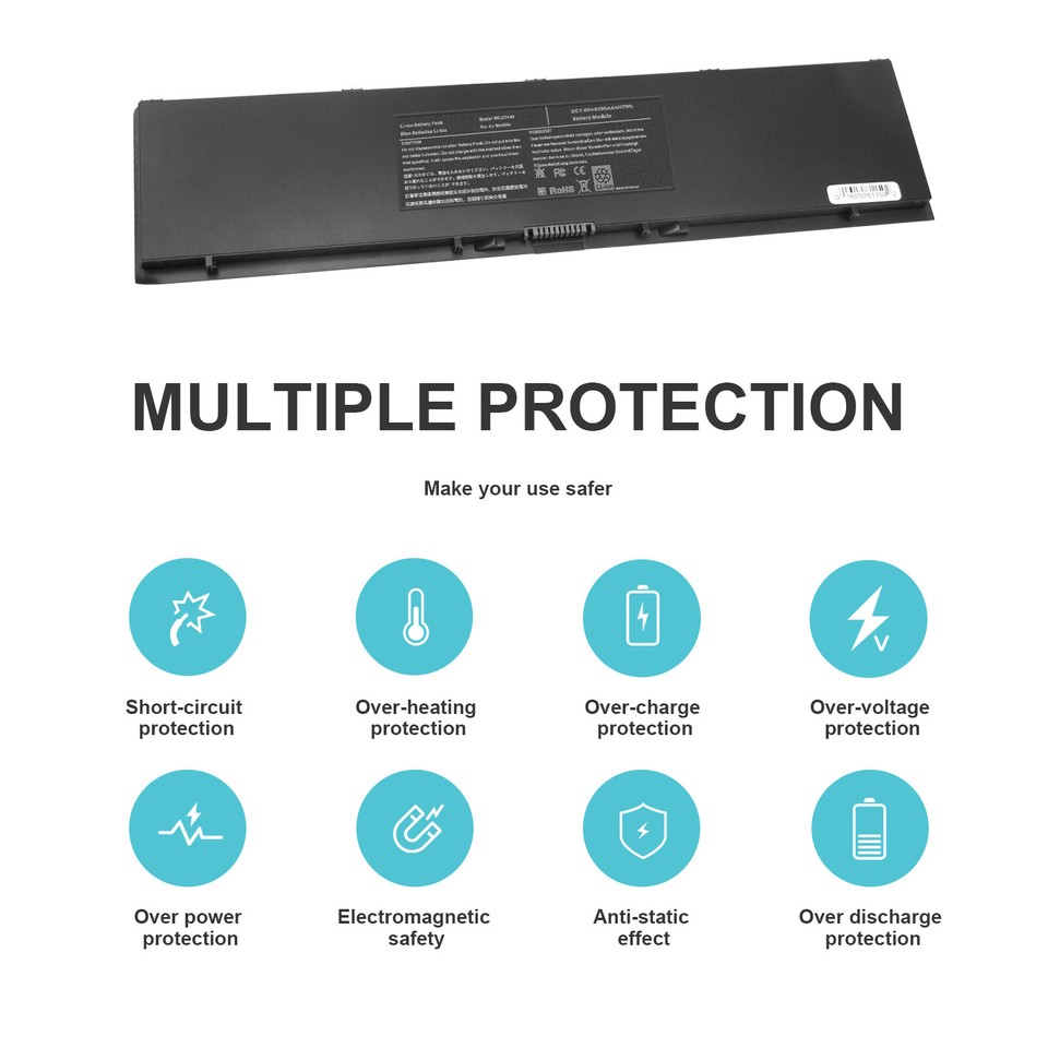 47WH 3RNFD Battery For Dell Latitude E7440 E7450 E7420 34GKR PFXCR ...
