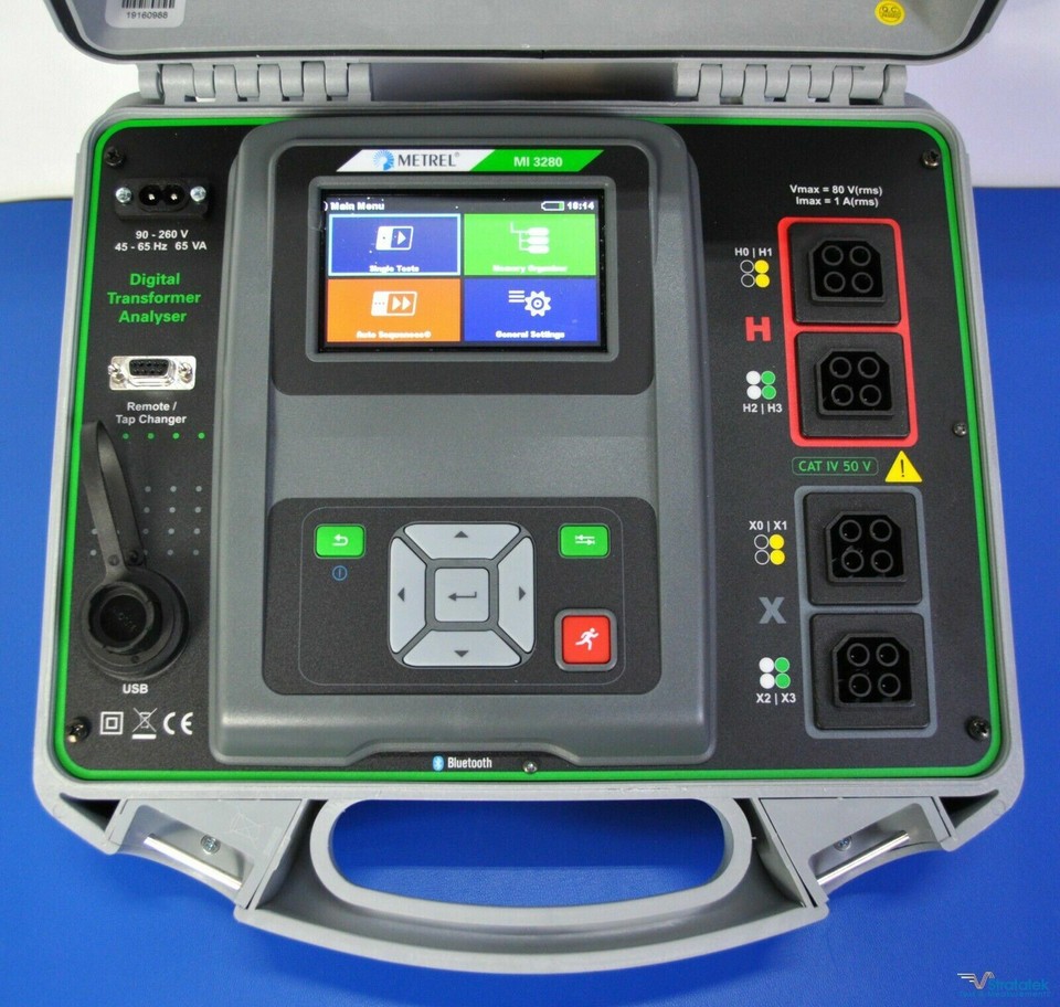 Metrel MI 3280 DT Transformer Analyzer Winding Resistance Tester & TTR ...
