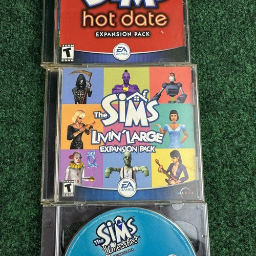 The Sims: Expansion-Pack Lot For PC, Hot Date, Unleashed, Livin’ Large ...