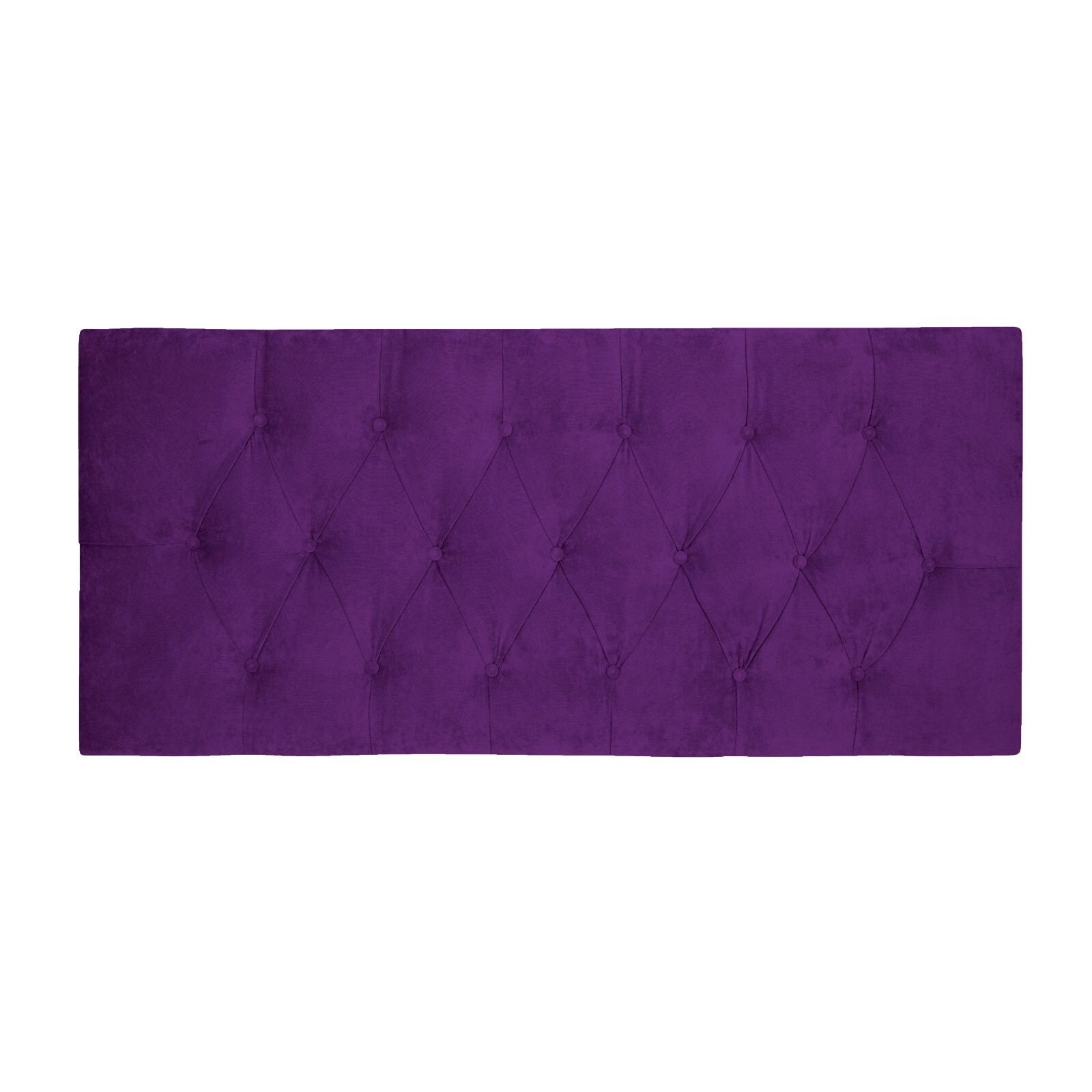 Velvet Chesterfield Headboard In 24 High Single Double Kingsize