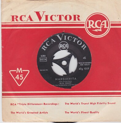 ELVIS PRESLEY- MARGUERITA -GREEK 45 | eBay