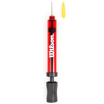 Wilson NCAA Dual Action Pump 6" Basketball Football Soccer Ball Red ...