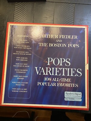 ARTHUR FIEDLER AND THE BOSTON POPS POPS VARIETIES 108 ALL TIME ...