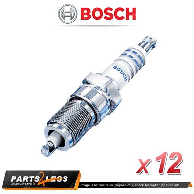 12 x Bosch Nickel Spark Plugs FR8DC+ 0242229659 Nickel-plated Housing ...