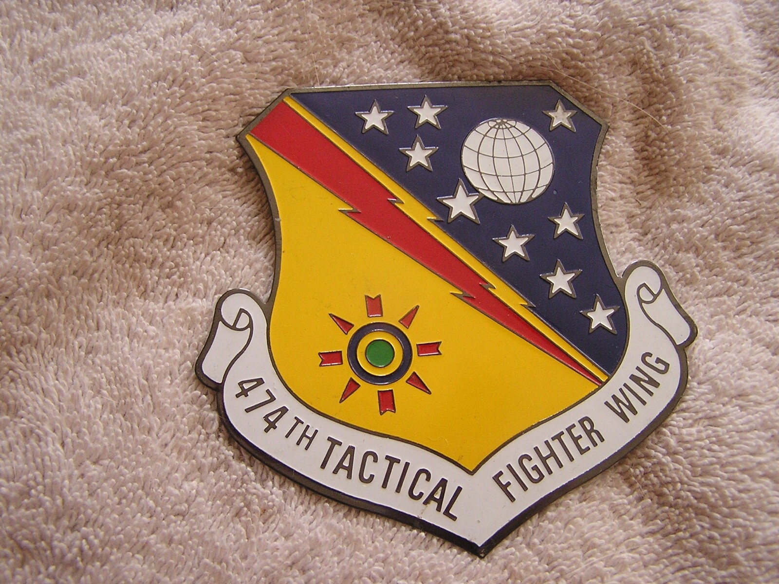 Vintage Military Emblem USAF Air Force 474th Tactical Fighter Wing | eBay