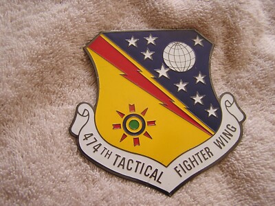 Vintage Military Emblem USAF Air Force 474th Tactical Fighter Wing | eBay
