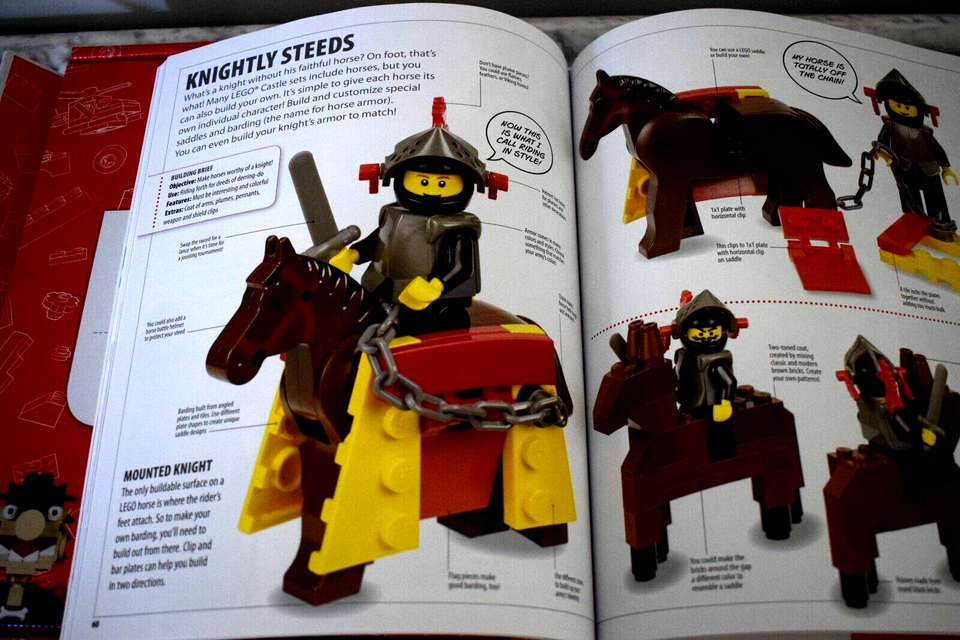LEGO Ideas Studio CREATURES Design Set Creative Lego Design Book w/ Gel ...