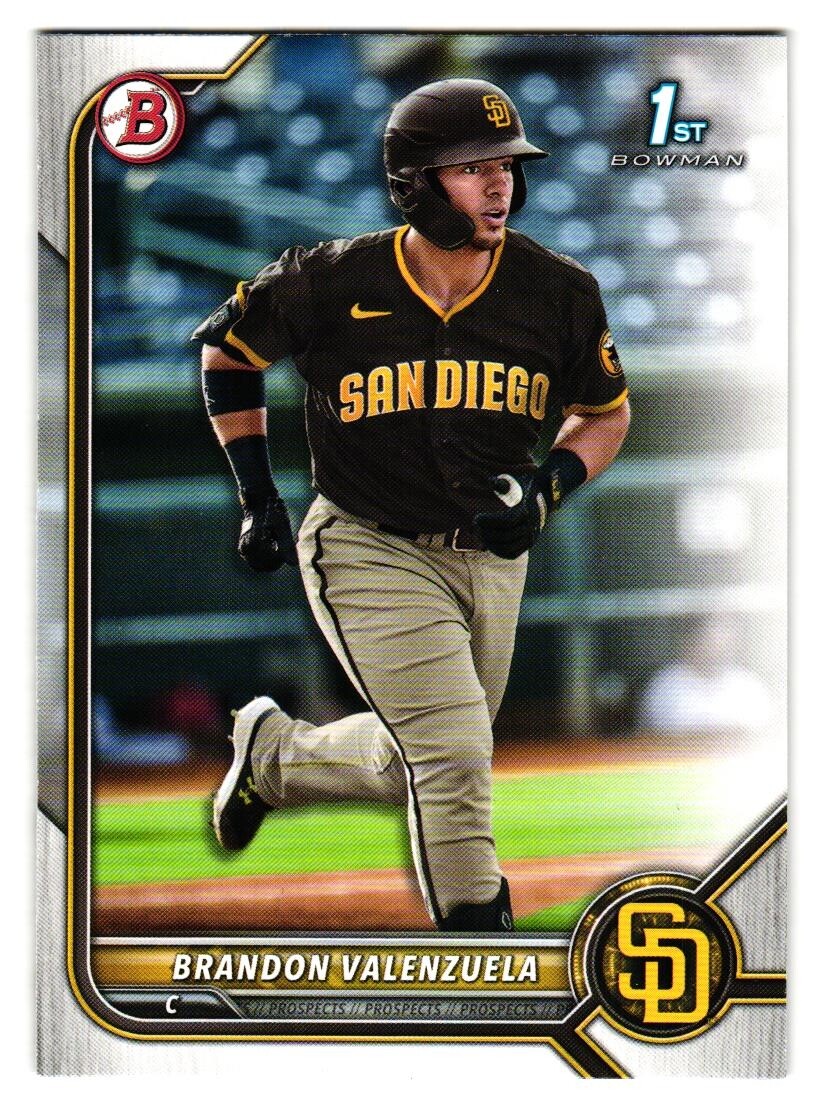 2022 Bowman # BP-28 Brandon Valenzuela San Diego Padres | eBay