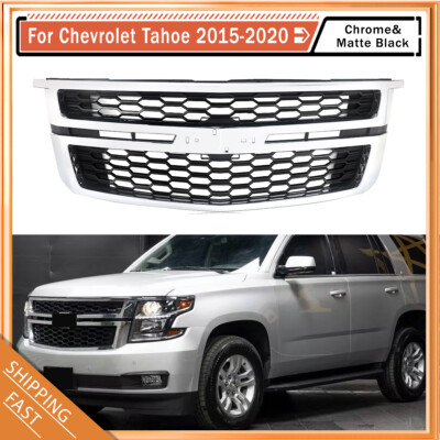 84724083 Chrome Black Front Upper Grille For Chevrolet Tahoe/Suburban ...