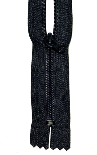 New YKK Nylon Coil Zippers Color Black 580 - Pack Of 100 - Length 6.5 ...