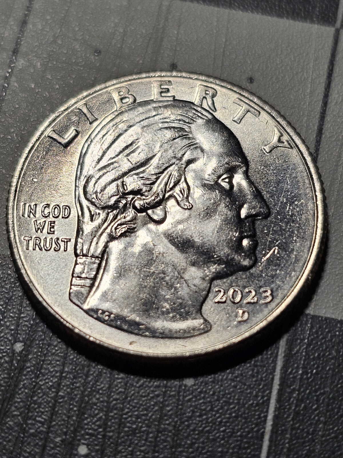 2023 (D) Denver Error Quarter "IN COD WE TRUST" Misprint..RARE..GREAT ...