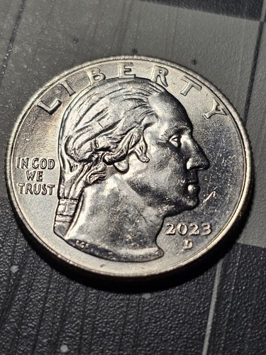 2023 (D) Denver Error Quarter "IN COD WE TRUST" Misprint..RARE..GREAT ...