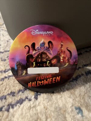 Disneyland Paris Festival Halloween Pin Back Button Pin | eBay