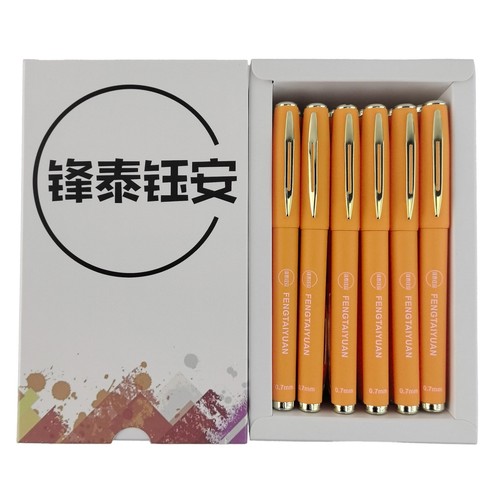 Orange07P18 Orange Ink FIne Point 0.7mm Gel Ink Rollerball Pens ...