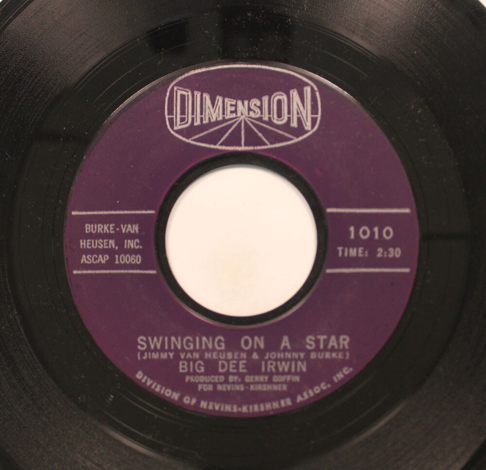 Big Dee Irwin - 45 - Swinging On A Star / Another Night With The Boys ...