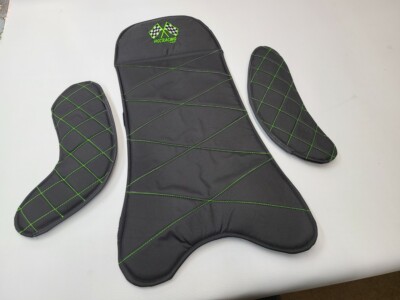 GO KART SEAT PADDING FLAT TRACK DIRT RACING GO KART JR SIZE SMALL NEON ...