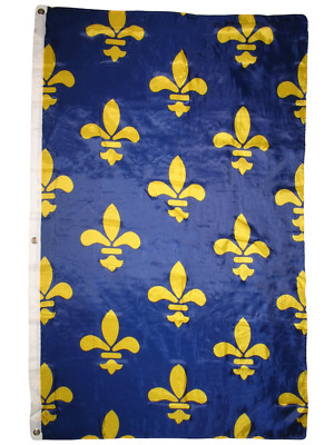 3x5 Ancient Banner Banniere fleur de lis 1365 France French Flag 3'x5 ...