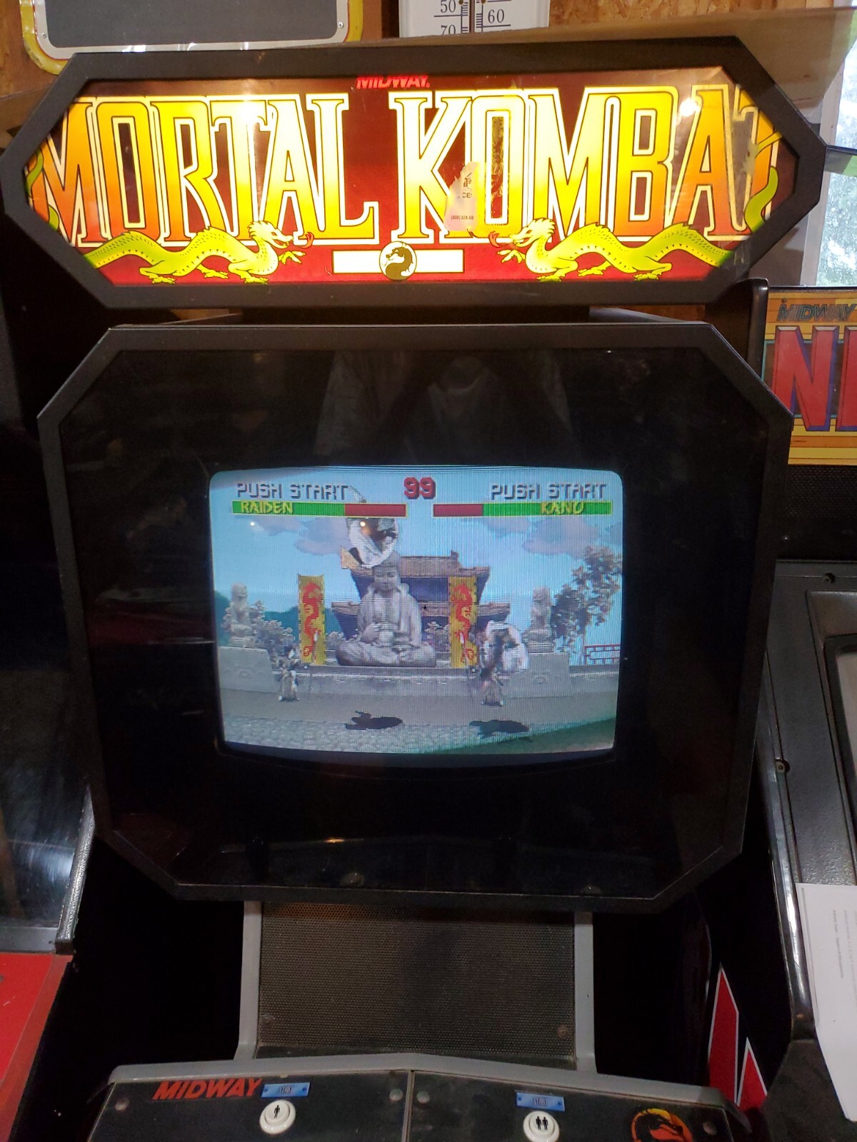 Mortal Kombat COIN-OP Arcade Video Game Xybots Cabinet. | eBay