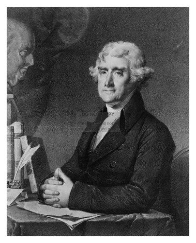 THOMAS JEFFERSON 3RD PRESIDENT OF THE UNITED STATES PORTRAIT 8X10 PHOTO ...