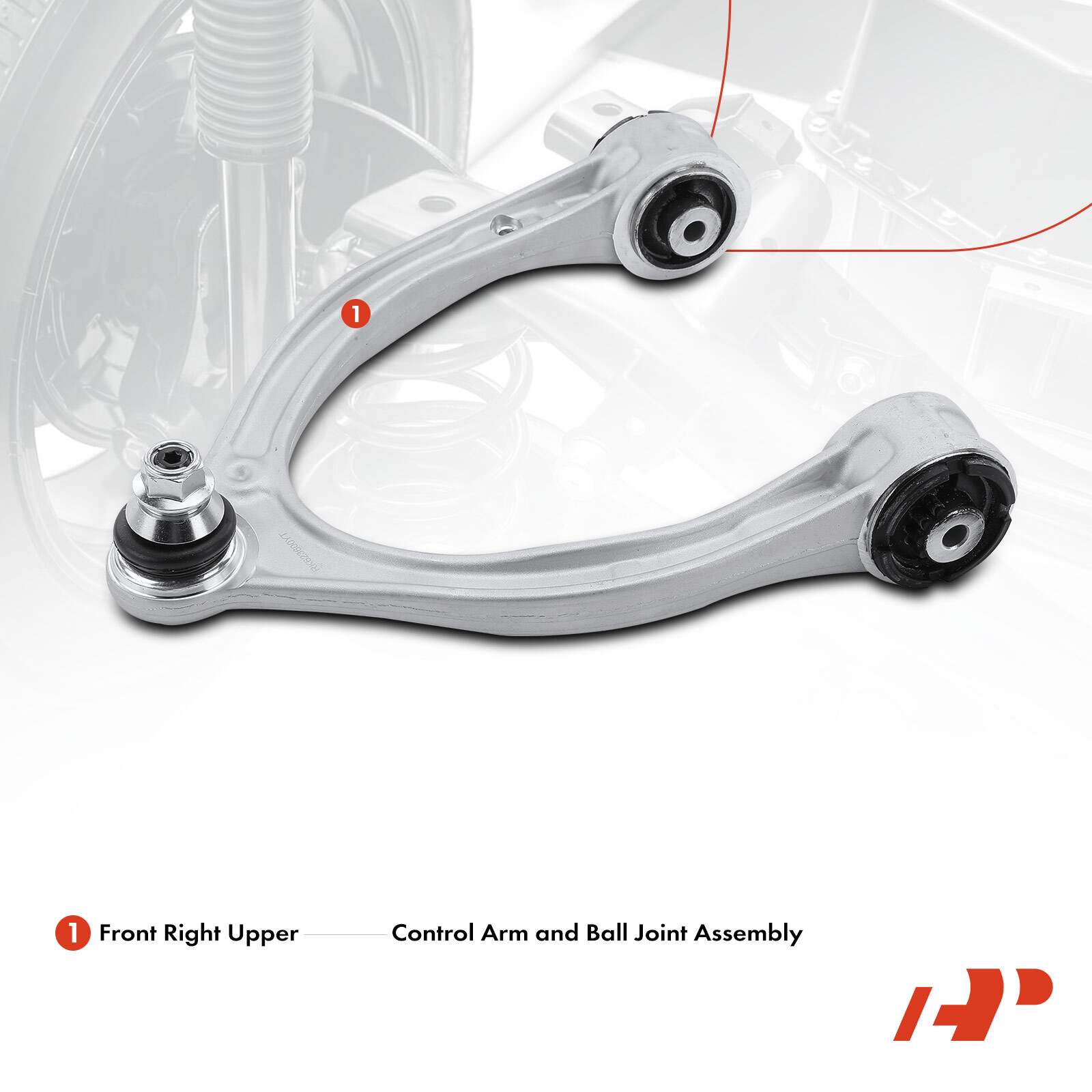 Control Arm w/Ball Joint Front Right Upper for Mercedes-Benz C300 ...