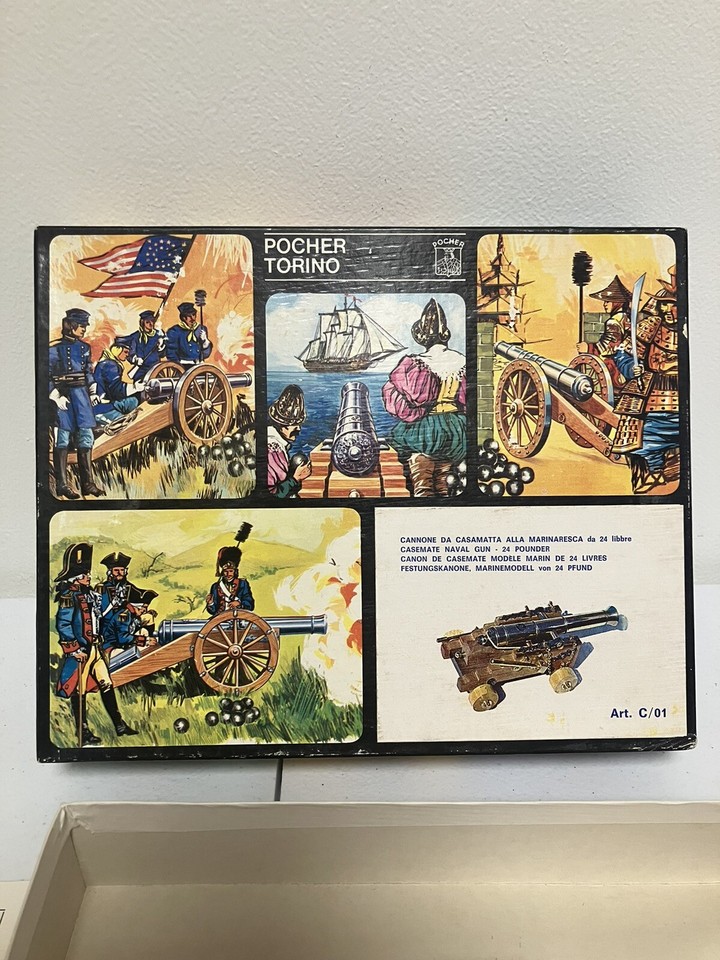 POCHER TORINO Art. c/01 Navel Cannon Model Kit | eBay