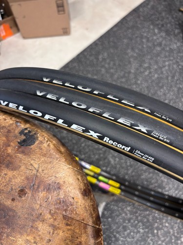 Three (3) Veloflex Record Track/TT Tubular Tires (1-23mm, 2-22mm) | eBay