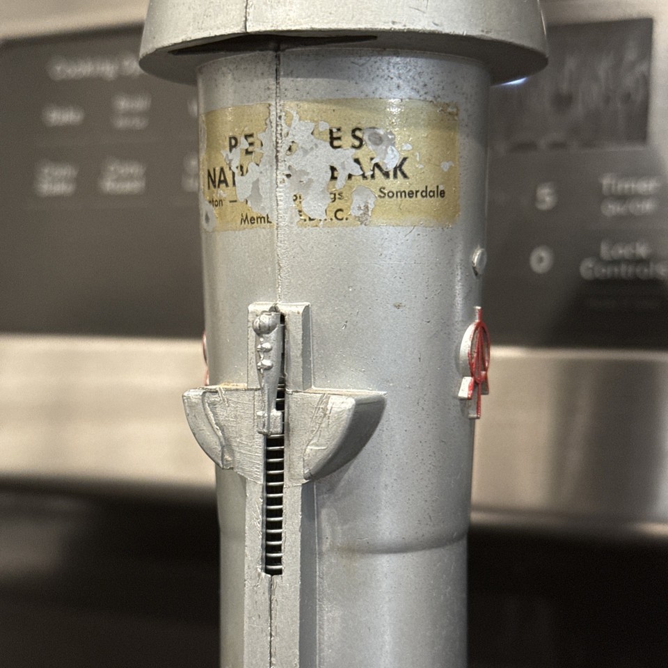 Vtg 50s Astro Mfg Rocket Space Ship Mechanical Peoples Nat’l Bank ...