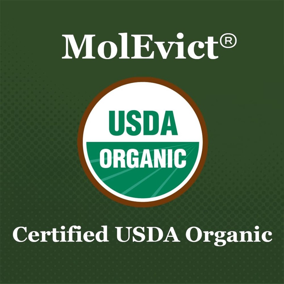 Baar - MolEvict, 100% Organic Castor Oil Formula for Powerful Home and ...