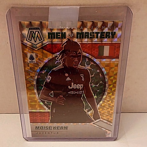 2021-22 Panini Mosaic Serie A Men of Mastery Prizm Moise Kean Juventus ...