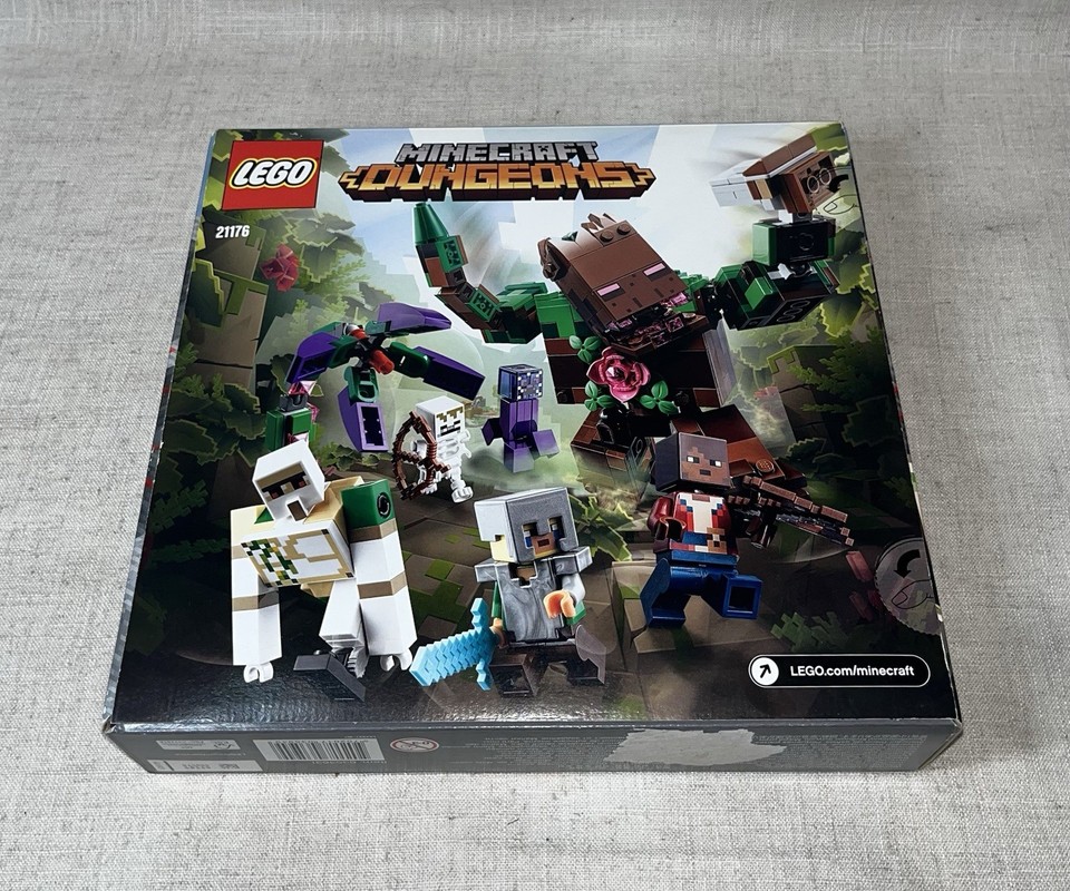 LEGO MINECRAFT DUNGEONS - 21176 - NEW/SEALED - THE JUNGLE ABOMINATION ...