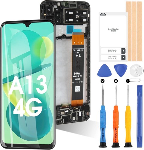 For Samsung Galaxy A13 4G Screen Replacement LCD Display A13 with Frame ...