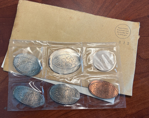 Angelo A Rosato Private Rolled Elongated Flat Penny, Quarter Dollar ...