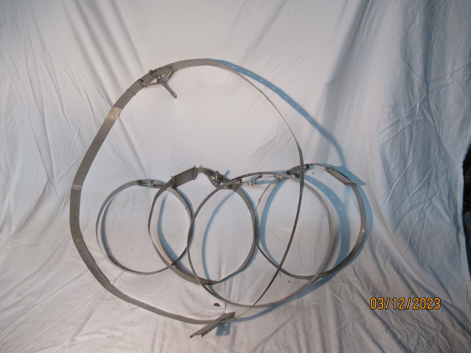 ADS Sewer Flow meter stainless steel mounting rings 8" to 21" | eBay