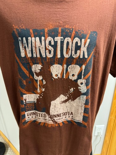 WINSTOCK COUNTRY MUSIC FESTIVAL 2007 T-SHIRT XL ERIC CHURCH MIRANDA ...