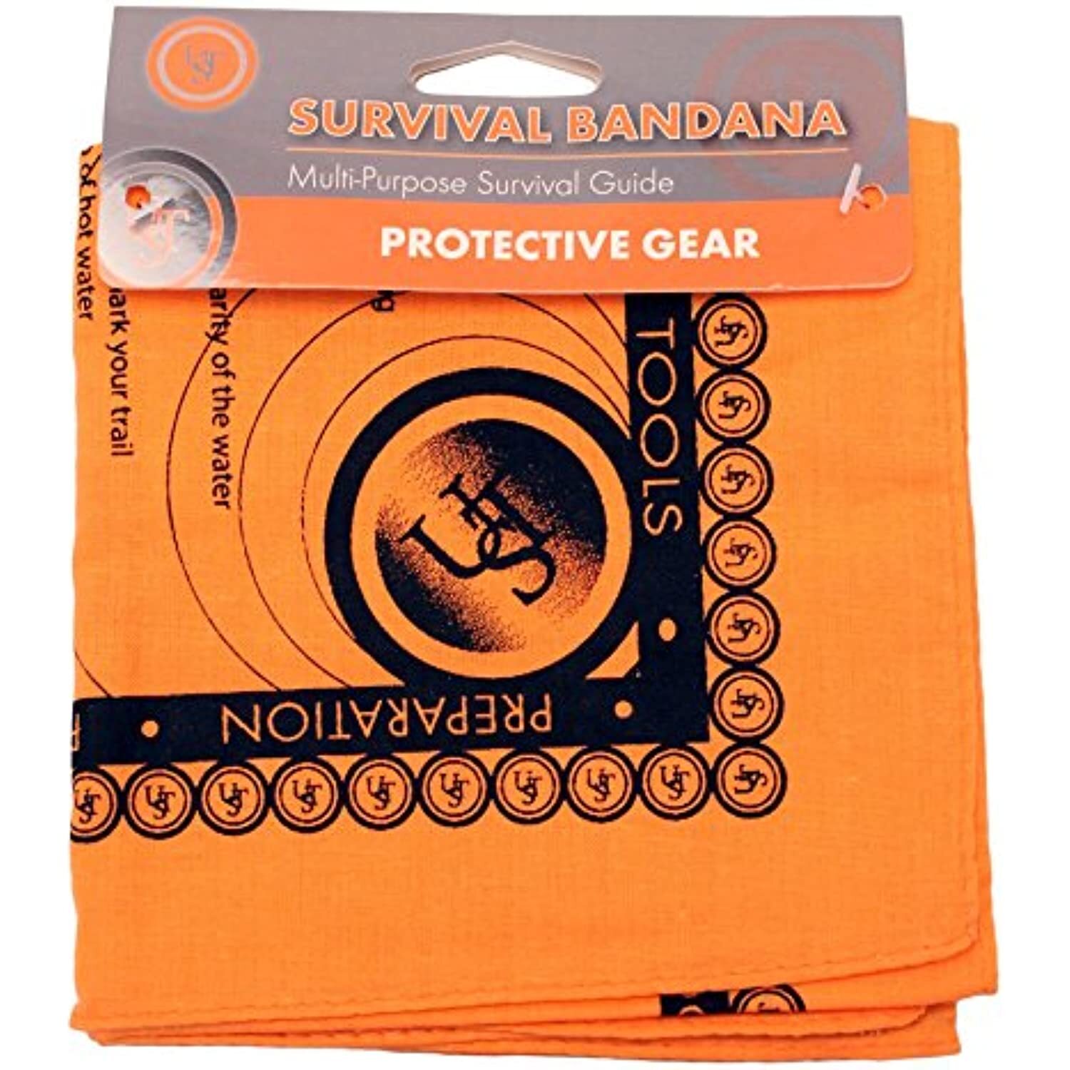 UST Wg02414 BRK Survival Bandana Orange Sporting Goods for sale online ...