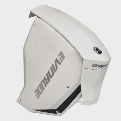 Evinrude Boat Engine Panels | 2019 Bright White w/ Black (Kit) | eBay