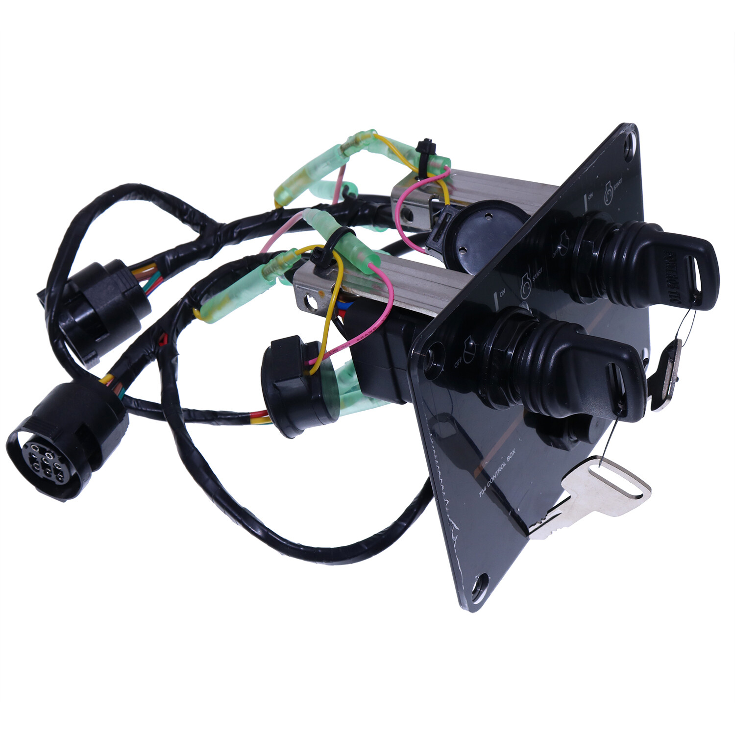 Replacement for OEM Yamaha Dual Outboard Engine Key Switch Panel 6k1 ...