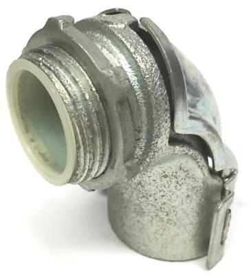 Armored Cable Flexible Conduit Connector AC-100 1" 90 Degree SQZ FLEX ...