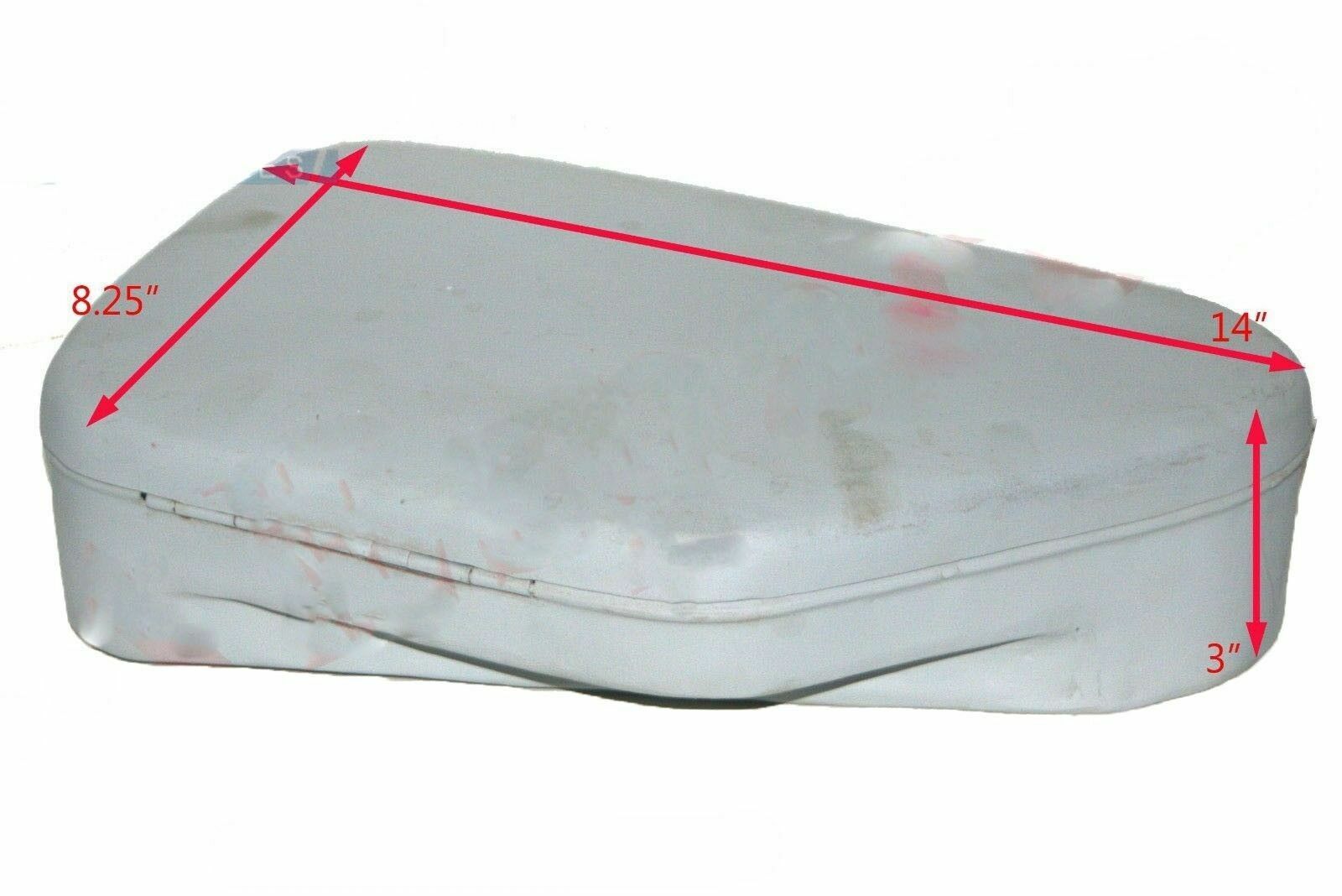 AJS Left Hand Side Tool Box With Battery box Carrier Holder Raw Metal ...