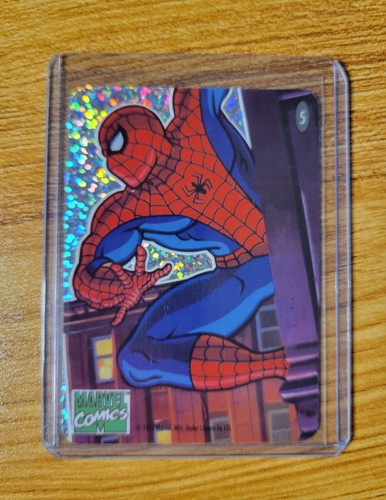 1995 Marvel Vending Machine Sparkle SPIDER-MAN Prism Refractor | eBay