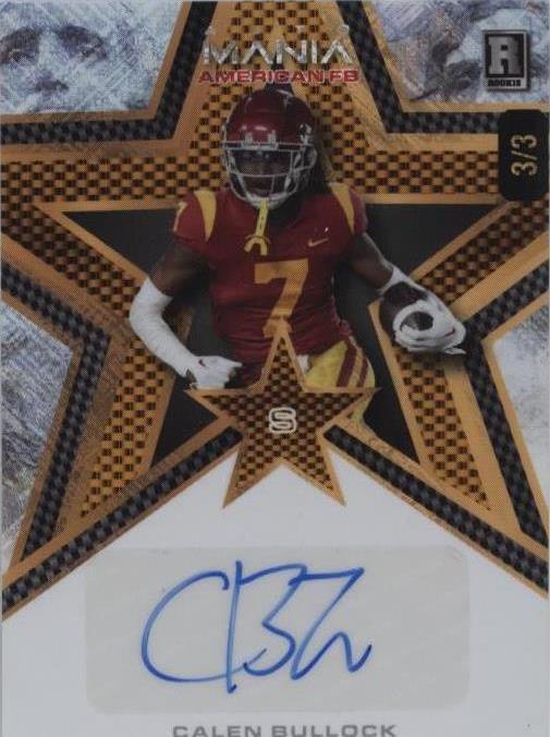 2024 Wild Card Auto Mania American Football - Star Calen Bullock #AMAS ...