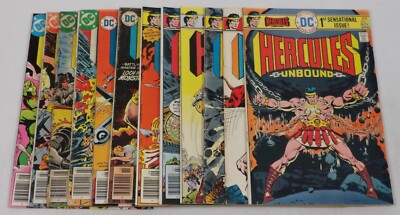 Hercules Unbound #1-12 VG FN complete series Wally Wood DC Comics 1975 ...