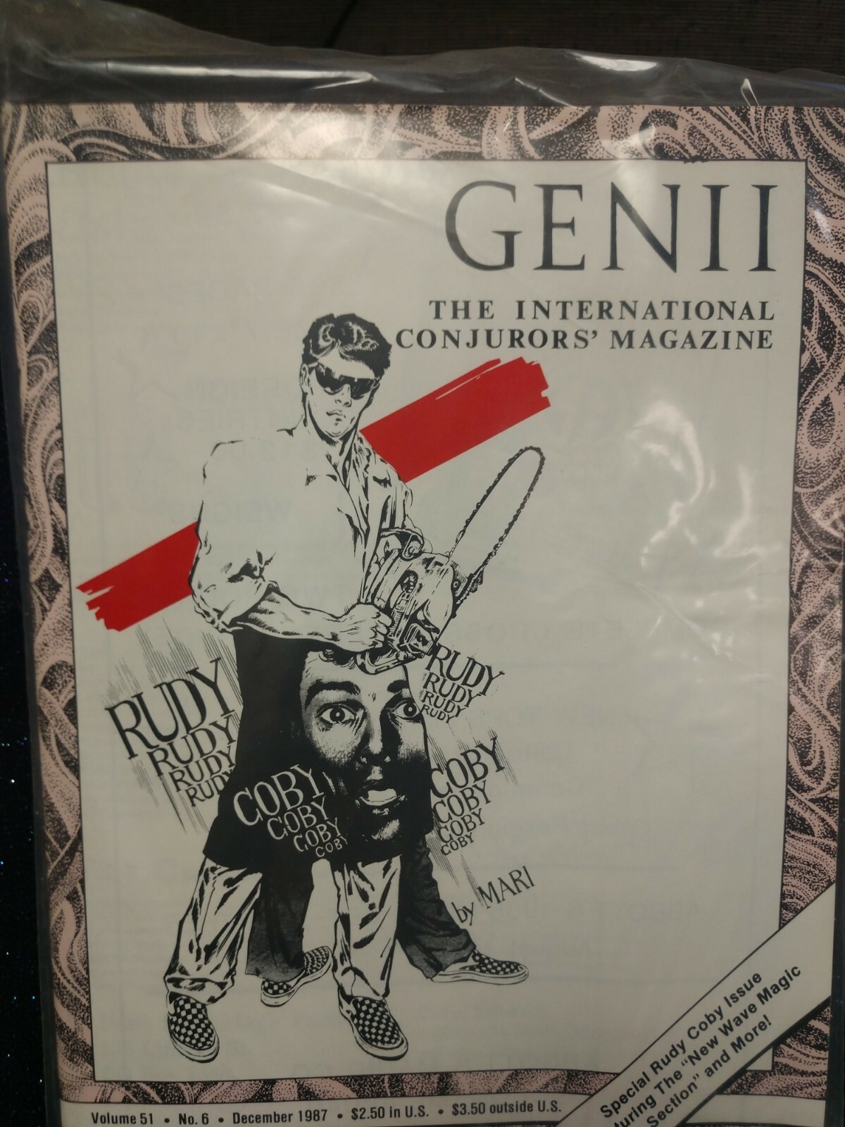 Rudy Coby Issue Genii Magazine Vol 51 No 6 1987 | eBay