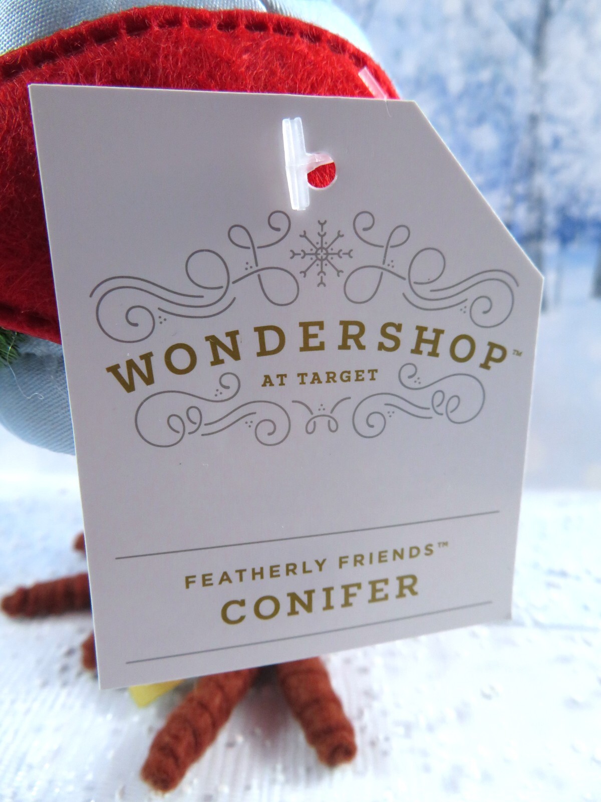 Featherly Friends Fabric Bird Conifer 2024 Wondershop Winter Décor New ...