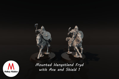 LOTR - Mounted Hengstland Fyrd with Axe and Shield 1 | eBay