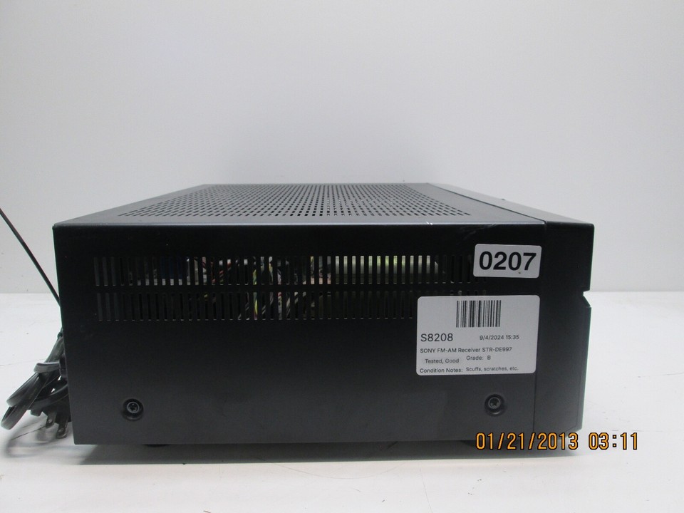 Sony STR-DE997 Dolby Digital FM AM Stereo Receiver | eBay