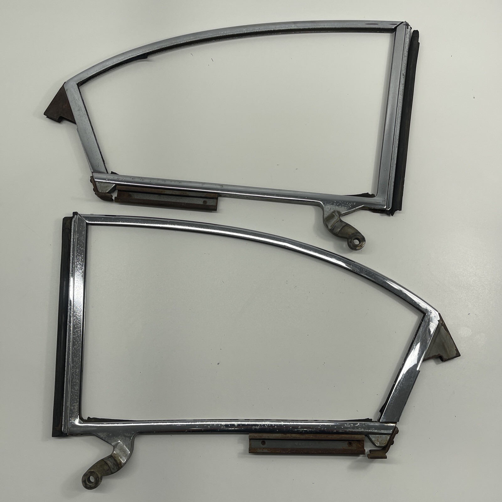 1953 55 Chevrolet Belair Pontiac Catalina Tudor Hardtop Rr. 1/4 Window ...